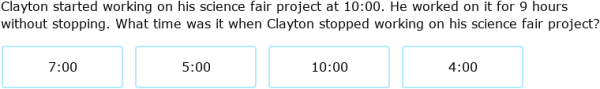IXL - Elapsed time I (Grade 2 maths practice)