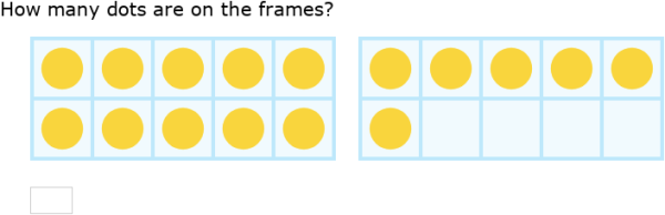 IXL - Count on ten frames - up to 20 (Reception maths practice)