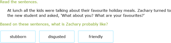 IXL - Use actions and dialogue to understand characters (Grade 4 ...