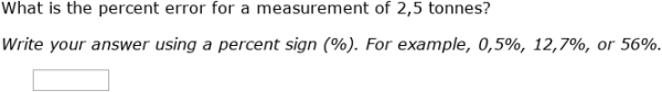IXL - Percent error (Grade 9 maths practice)
