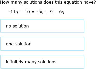 IXL - Find the number of solutions (Grade 9 maths practice)