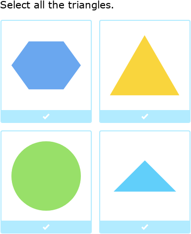 IXL - Select two-dimensional shapes (Reception maths practice)