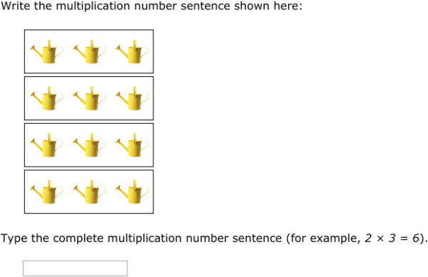 IXL Multiplication Sentences Grade 2 Maths Practice 