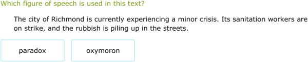IXL - Classify the figure of speech: euphemism, hyperbole, oxymoron ...