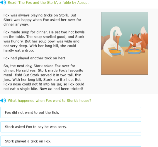 IXL - Determine the themes of myths, fables and folktales (Grade 2 ...