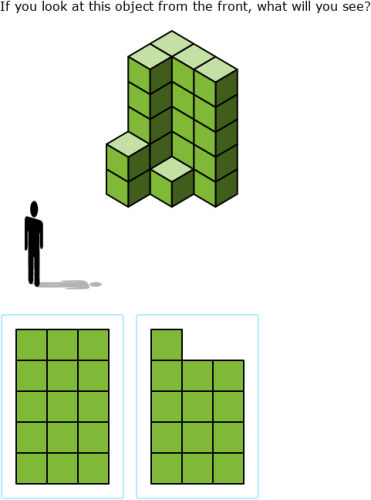 IXL - Front, side and top view (Grade 8 maths practice)