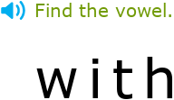 IXL - Find the vowel in the word (Reception English practice)