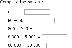 IXL - Subtraction patterns over increasing place values (Grade 3 maths ...