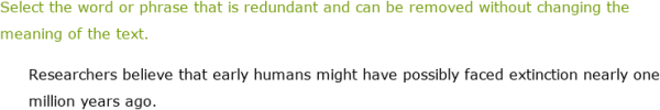IXL - Remove redundant words or phrases (Grade 12 English practice)