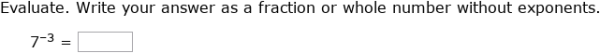 IXL - Negative exponents (Grade 9 maths practice)