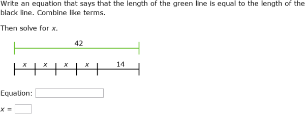 IXL - Write and solve equations that represent diagrams (Grade 7 maths ...