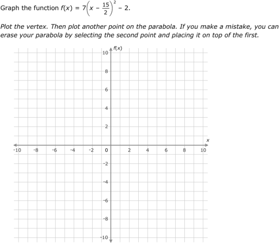 IXL - Graph a quadratic function (Grade 12 maths practice)