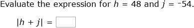 IXL - Evaluate variable expressions involving integers (Grade 9 maths practice)