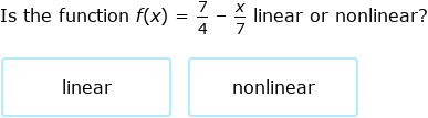 IXL - Identify linear functions (Grade 10 maths practice)