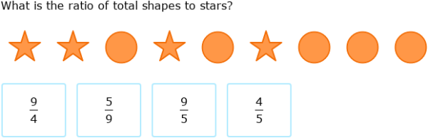 IXL - Determine the ratio (Grade 4 maths practice)