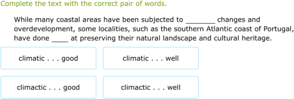 IXL - Use the correct frequently confused word (Grade 11 English practice)