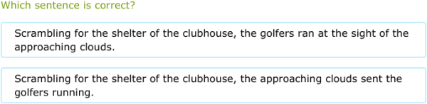 IXL - Are the modifiers used correctly? (Grade 8 English practice)