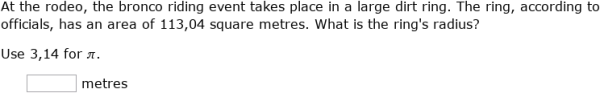 IXL - Circles: word problems (Grade 8 maths practice)