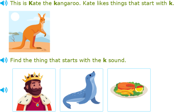 IXL - Find the word that begins with a given sound (Preschool English ...
