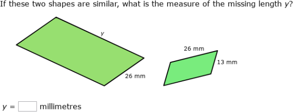 IXL - Similar figures: side lengths and angle measures (Grade 9 maths ...