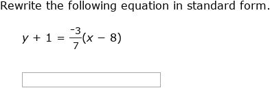 IXL - Write equations in standard form (Grade 9 maths practice)