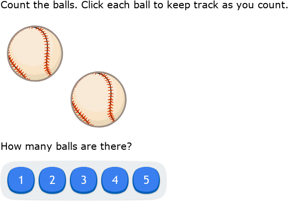 IXL - Learn to count to 5 (Reception maths practice)