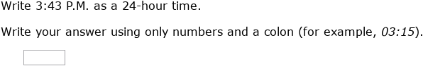 IXL - Convert between 12-hour and 24-hour time (Grade 4 maths practice)