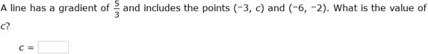 IXL - Find a missing coordinate using gradient (Grade 9 maths practice)