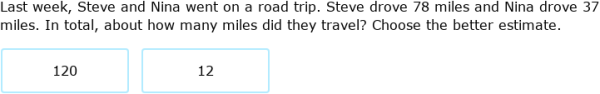 IXL - Estimate sums, differences, products and quotients: word problems ...