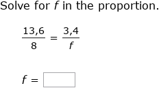 IXL - Solve proportions (Grade 8 maths practice)