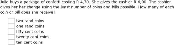 IXL - Making change (Grade 3 maths practice)