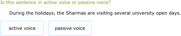 IXL - Identify active and passive voice (Grade 10 English practice)
