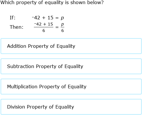 IXL - Properties of equality (Grade 9 maths practice)