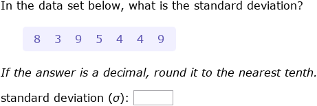 IXL - Variance and standard deviation (Grade 11 maths practice)