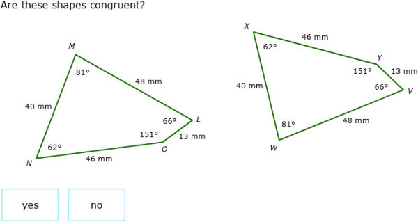 IXL - Similar and congruent figures (Grade 7 maths practice)