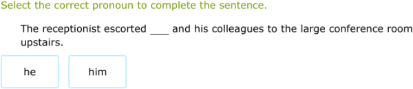 IXL - Compound subjects and objects with pronouns (Grade 7 English ...