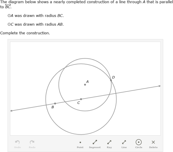 IXL - Construct parallel lines (Grade 7 maths practice)