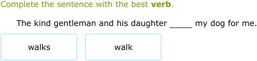 IXL - Use the correct subject or verb – with compound subjects (Grade 4 ...
