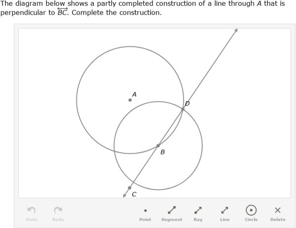 IXL - Construct a perpendicular line (Grade 8 maths practice)