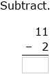 IXL - Subtract a one-digit number from a two-digit number up to 18 ...