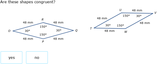 IXL - Identify congruent figures (Grade 10 maths practice)
