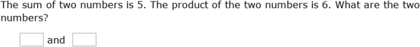 IXL - Find two numbers based on sum, difference, product and quotient ...