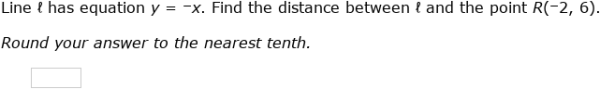 IXL - Find the distance between a point and a line (Grade 10 maths ...