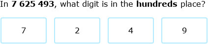 IXL - Place values in whole numbers (Grade 6 maths practice)