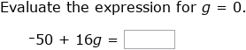 IXL - Evaluate one-variable expressions (Grade 8 maths practice)