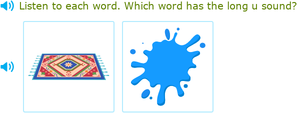 IXL - Find the long u word (Reception English practice)