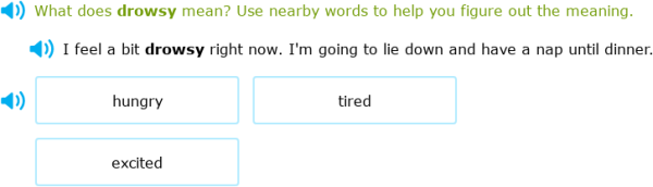 IXL - Use context to identify the meaning of a word (Grade 2 English ...