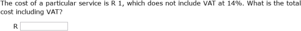 IXL - Percent of a number: VAT, discount and more (Grade 8 maths practice)
