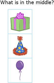 IXL - Top, middle and bottom (Preschool maths practice)