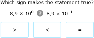 IXL - Compare numbers written in scientific notation (Grade 7 maths ...